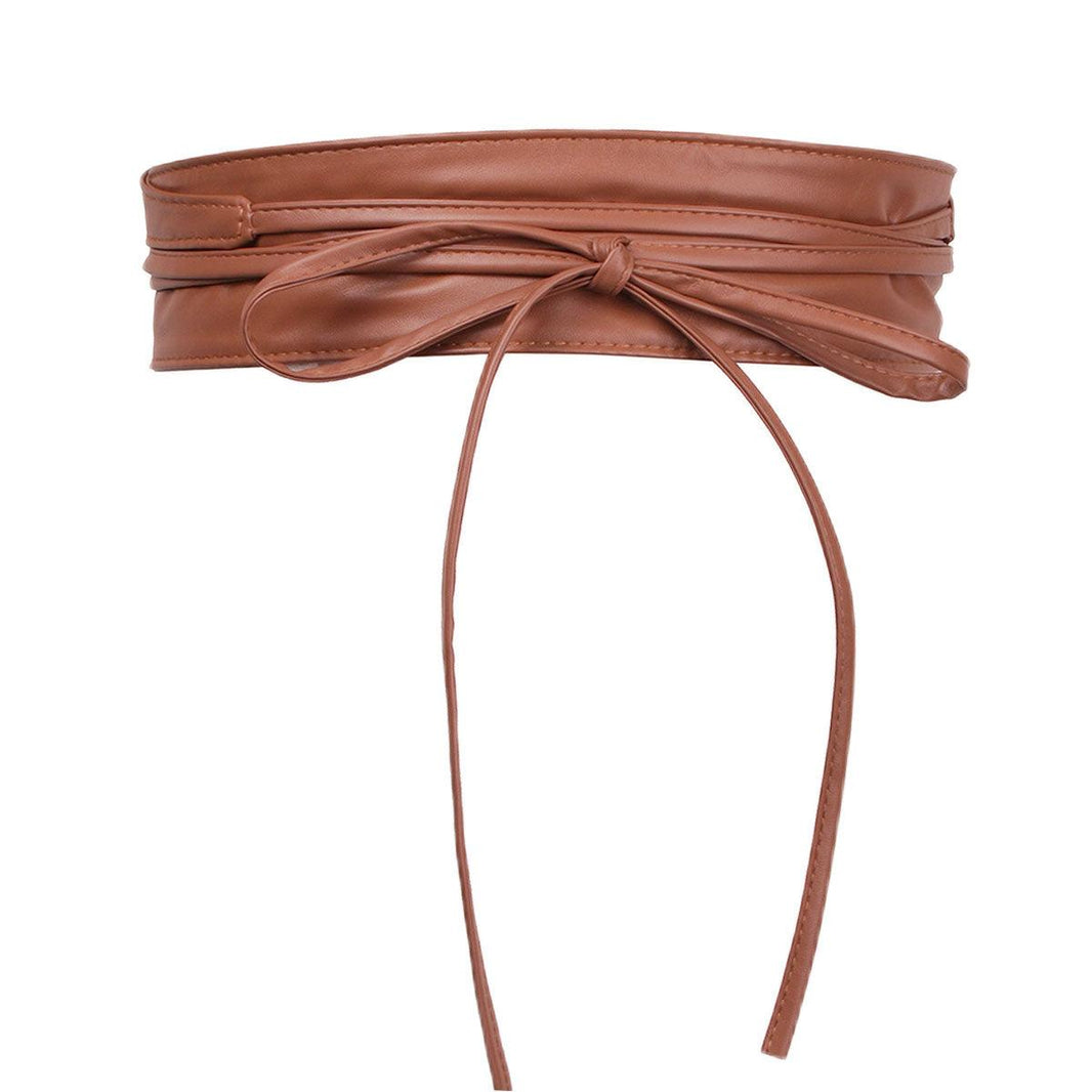 Ceinture à nouer en cuir souple, modèle Thiphilia – La Boutiq...