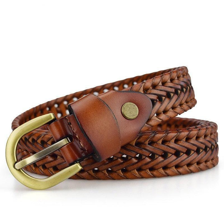 Ceinture tressée en cuir, modèle Anatol – La Boutique de la C...