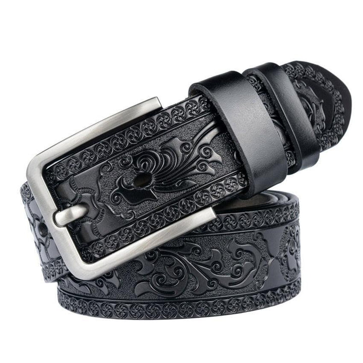 Ceinture en cuir avec boucle western, modèle Heguir – La Bout...